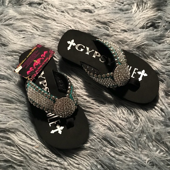 Gypsy Soule | Shoes | Gypsy Soule Bling Sandals | Poshmark